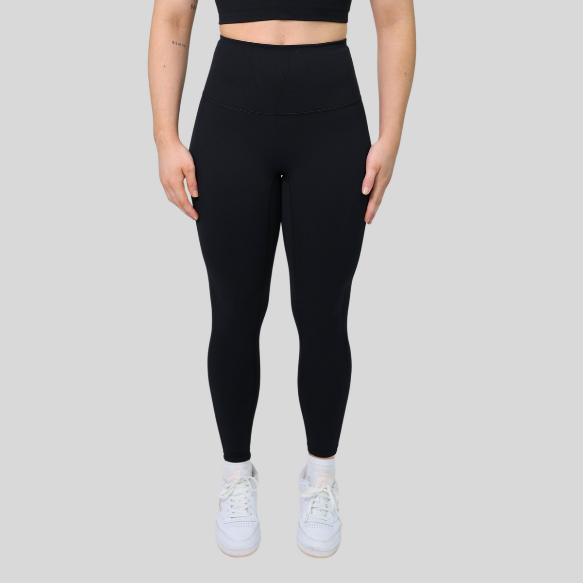 Ciara High Waisted Tights - Black | Obsessed Gymwear